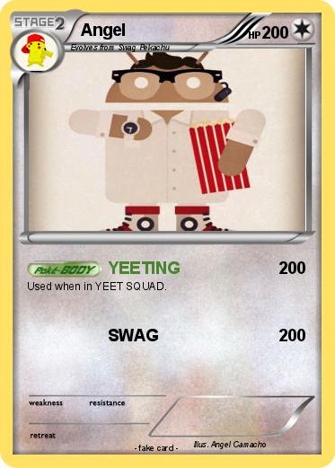 Pokémon Angel 758 758 - YEETING - My Pokemon Card