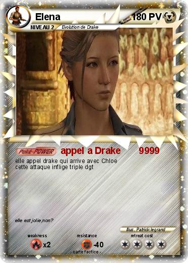 Pokémon Elena 43 43 - appel a Drake 9999 - Ma carte Pokémon