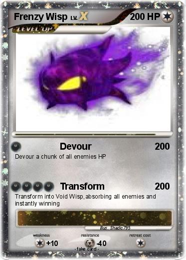 Pokémon Frenzy Wisp 2 2 - Devour - My Pokemon Card