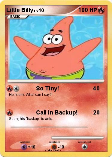 Pokémon Little Billy 5 5 - So Tiny! - My Pokemon Card
