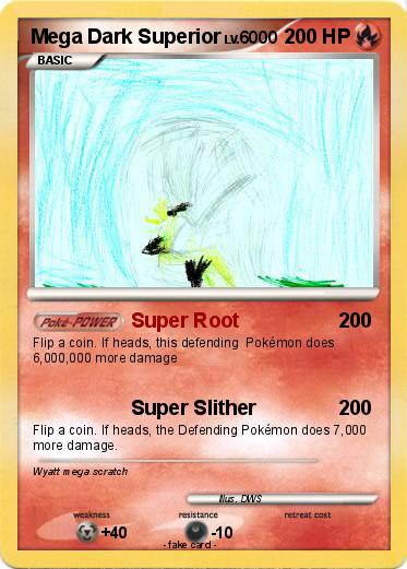 Pokémon Mega Dark Superior - Super Root - My Pokemon Card