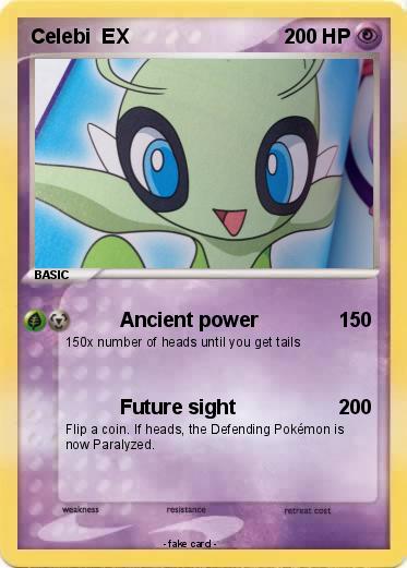 Pokémon Celebi EX 83 83 - Ancient power - My Pokemon Card