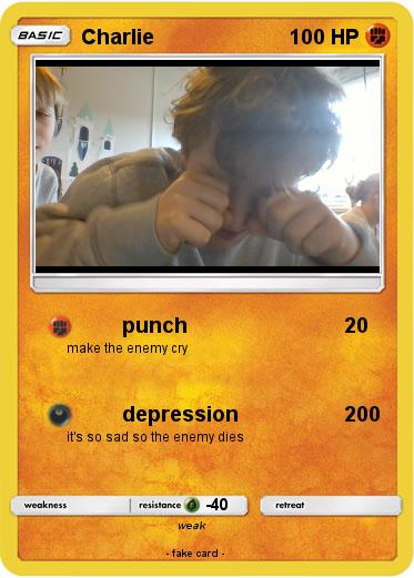 Pokémon Charlie 1543 1543 - punch - My Pokemon Card