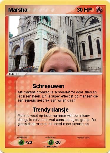 Pokémon Marsha 9 9 - Schreeuwen - My Pokemon Card