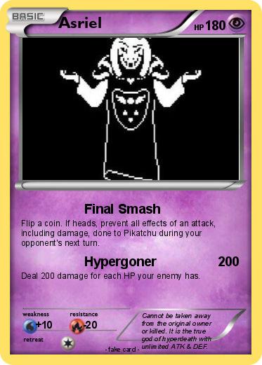 Pokémon Asriel 440 440 - Final Smash - My Pokemon Card