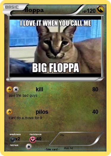 Pokémon floppa 144 144 - kill - My Pokemon Card