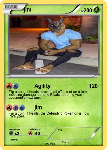 Pokémon jim 410 410 - Agility - My Pokemon Card