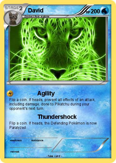 Pokémon David 1573 1573 - Agility - My Pokemon Card