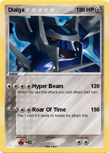 Pokémon Dialga 5886 5886 - Hyper Beam - My Pokemon Card