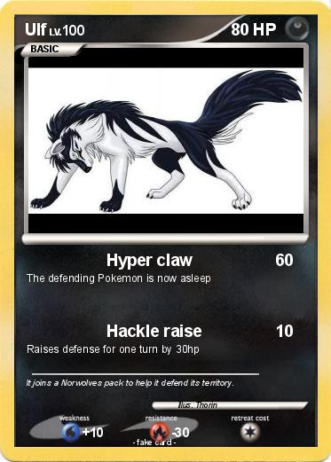 Pokémon Darkulf 1 1 - Hyper claw - My Pokemon Card