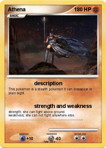 Pokémon Athena 220 220 - description - My Pokemon Card