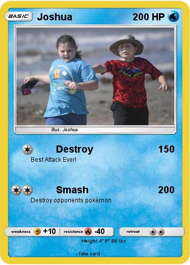 Pokémon Joshua 508 508 - Destroy - My Pokemon Card