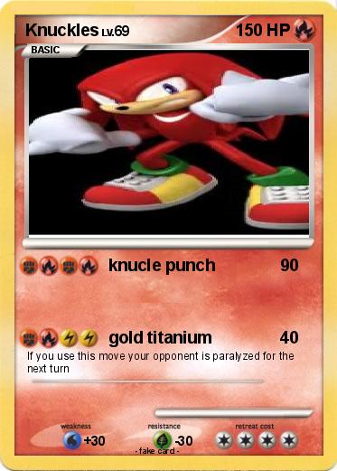 Pokémon Knuckles 419 419 - knucle punch - My Pokemon Card