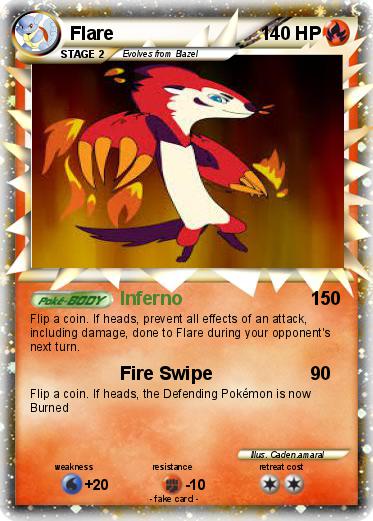 Pokémon Flare 231 231 - Inferno - My Pokemon Card