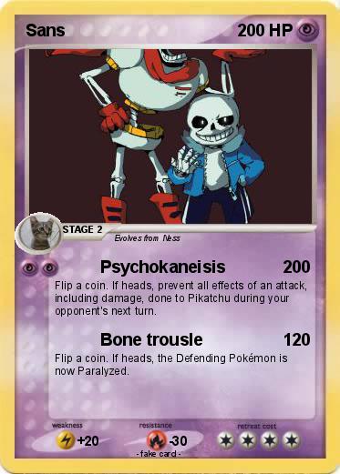 Pokémon Sans 152 152 - Psychokaneisis - My Pokemon Card
