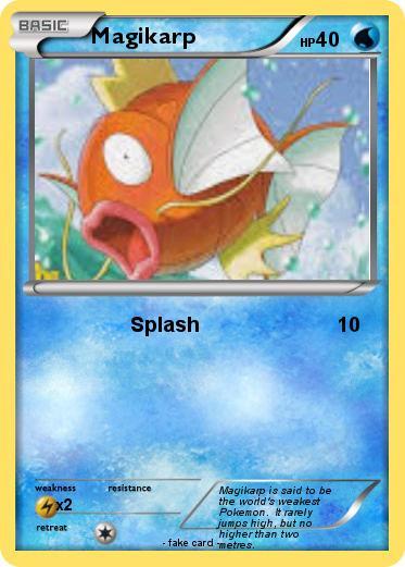 Pokémon Magikarp 1732 1732 - Splash - My Pokemon Card