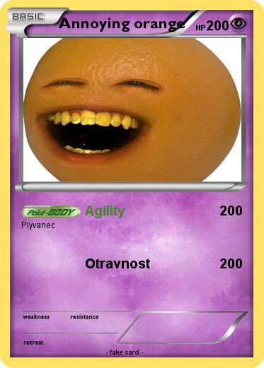 Pokémon Annoying orange 2025 2025 - Agility - My Pokemon Card