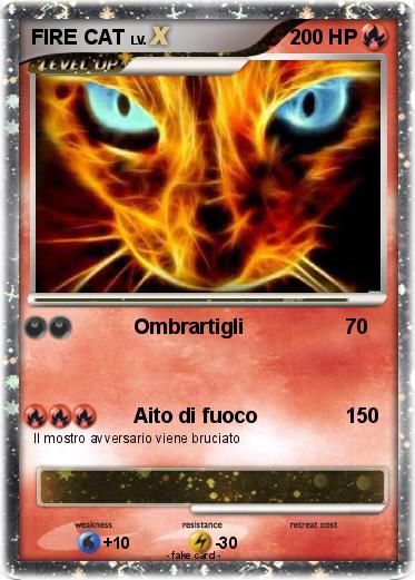 Pokémon FIRE CAT 97 97 - Ombrartigli - My Pokemon Card