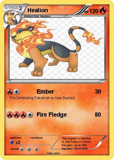 Pokémon Healion - Ember - My Pokemon Card