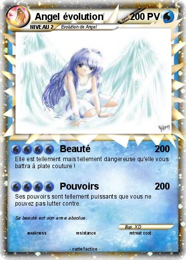 Pokémon Angel evolution - Beauté - Ma carte Pokémon
