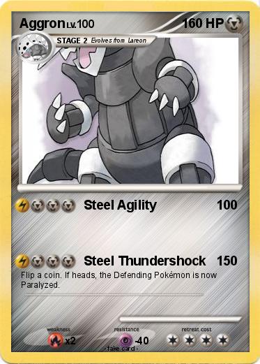 Pokémon Aggron 348 348 - Steel Agility - My Pokemon Card