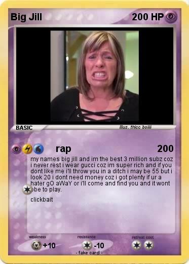 Pokémon Big Jill 5 5 - rap - My Pokemon Card
