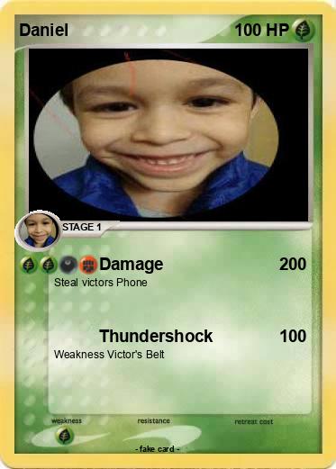 Pokémon Daniel 1261 1261 - Damage - My Pokemon Card