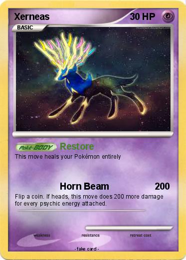 Pokémon Xerneas 1124 1124 - Restore - My Pokemon Card