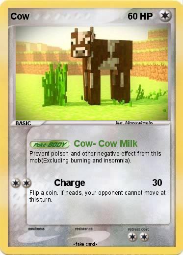 Pokémon Cow 675 675 - Cow- Cow Milk - My Pokemon Card