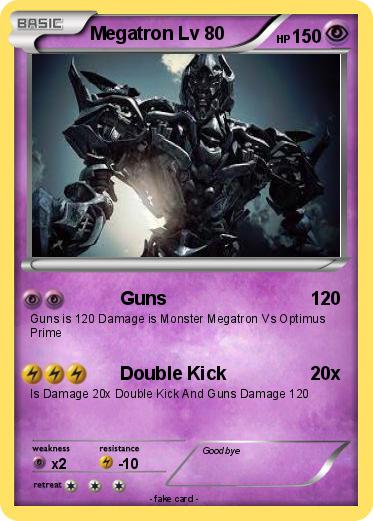 Pokémon Megatron Lv 80 80 - Guns - My Pokemon Card