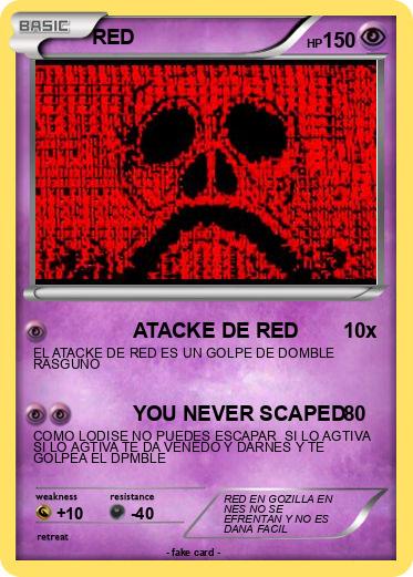 Pokémon RED 6097 6097 - ATACKE DE RED - Mi carta pokémon