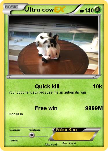 Pokémon Ultra cow 4 4 - Quick kill 10k - My Pokemon Card