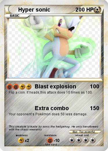 Pokémon Hyper sonic 573 573 - Blast explosion - My Pokemon Card