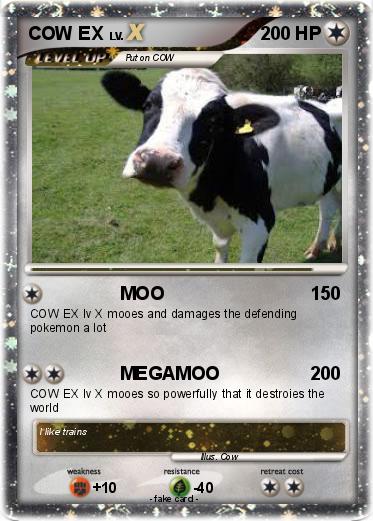 Pokémon COW EX 1 1 - MOO - My Pokemon Card