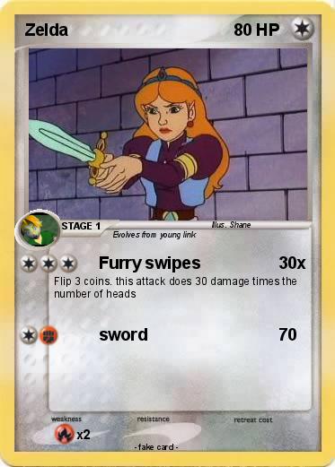 Pokémon Zelda 522 522 - Furry swipes - My Pokemon Card
