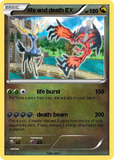 Pokémon life and death EX - life burst - My Pokemon Card