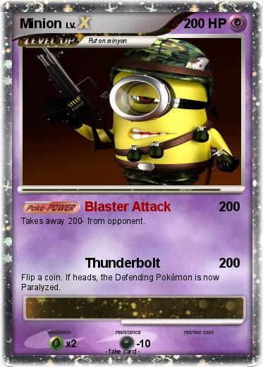 Pokémon Minion 640 640 - Blaster Attack - My Pokemon Card