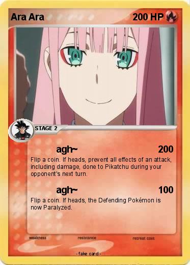 Pokémon Ara Ara 1 1 - agh~ - My Pokemon Card