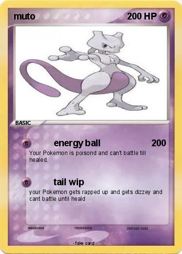 Pokémon muto 2 2 - energy ball - My Pokemon Card
