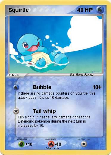 Pokémon Squirtle 1004 1004 - Bubble - My Pokemon Card