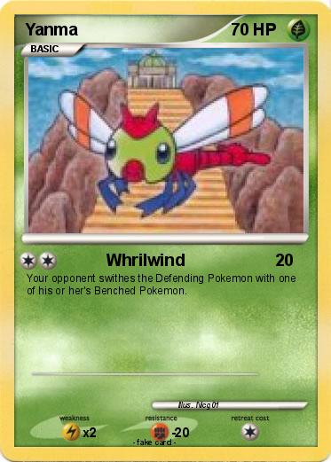 Pokémon Yanma 31 31 - Whrilwind - My Pokemon Card
