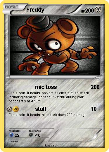 Pokémon Freddy 3251 3251 - mic toss - My Pokemon Card