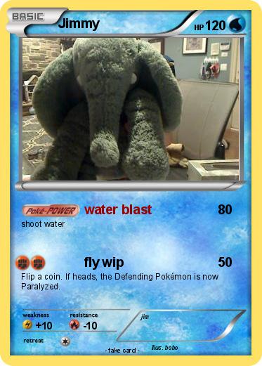 Pokémon Jimmy 825 825 - water blast - My Pokemon Card