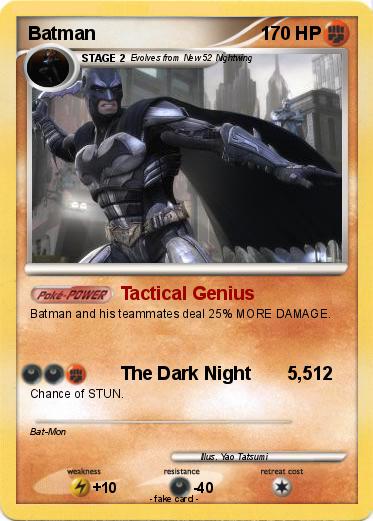 Pokémon Batman 1878 1878 - Tactical Genius - My Pokemon Card