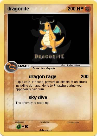 Pokémon dragonite 333 333 - dragon rage - My Pokemon Card