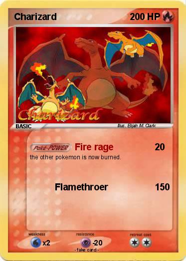 Pokémon Charizard 6408 6408 - Fire rage - My Pokemon Card