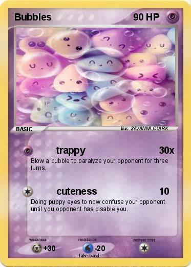 Pokémon Bubbles 190 190 - trappy - My Pokemon Card