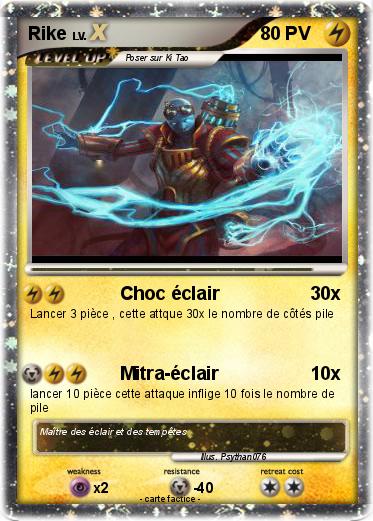 Pokémon Rike 6 6 - Choc éclair - Ma carte Pokémon