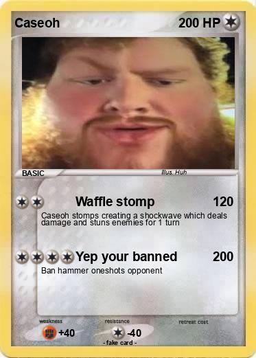 Pokémon Caseoh 202 202 - Waffle stomp - My Pokemon Card