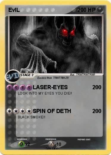Pokémon EvIL 2893 2893 - LASER-EYES - My Pokemon Card